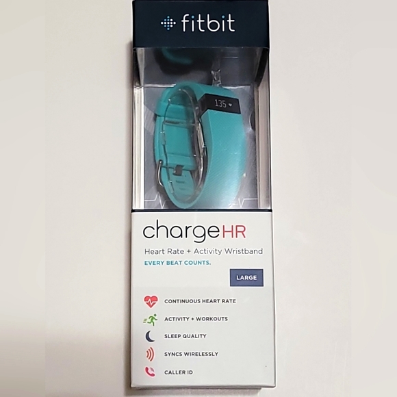 fitbit | Wearables | New Lg Teal Fitbit Chargehr | Poshmark